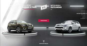 So sánh Nissan X Trail 2.5 4WD và Mitsubishi Outlander 2.4 bản cao cấp ...